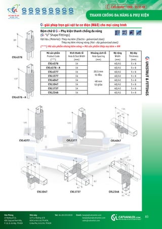 MEP Hangers and Supports - Unistrut Channel | PDF
