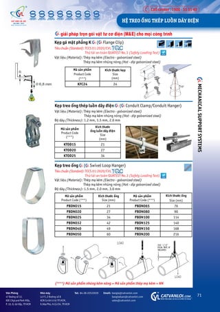 MEP Hangers and Supports - Unistrut Channel | PDF