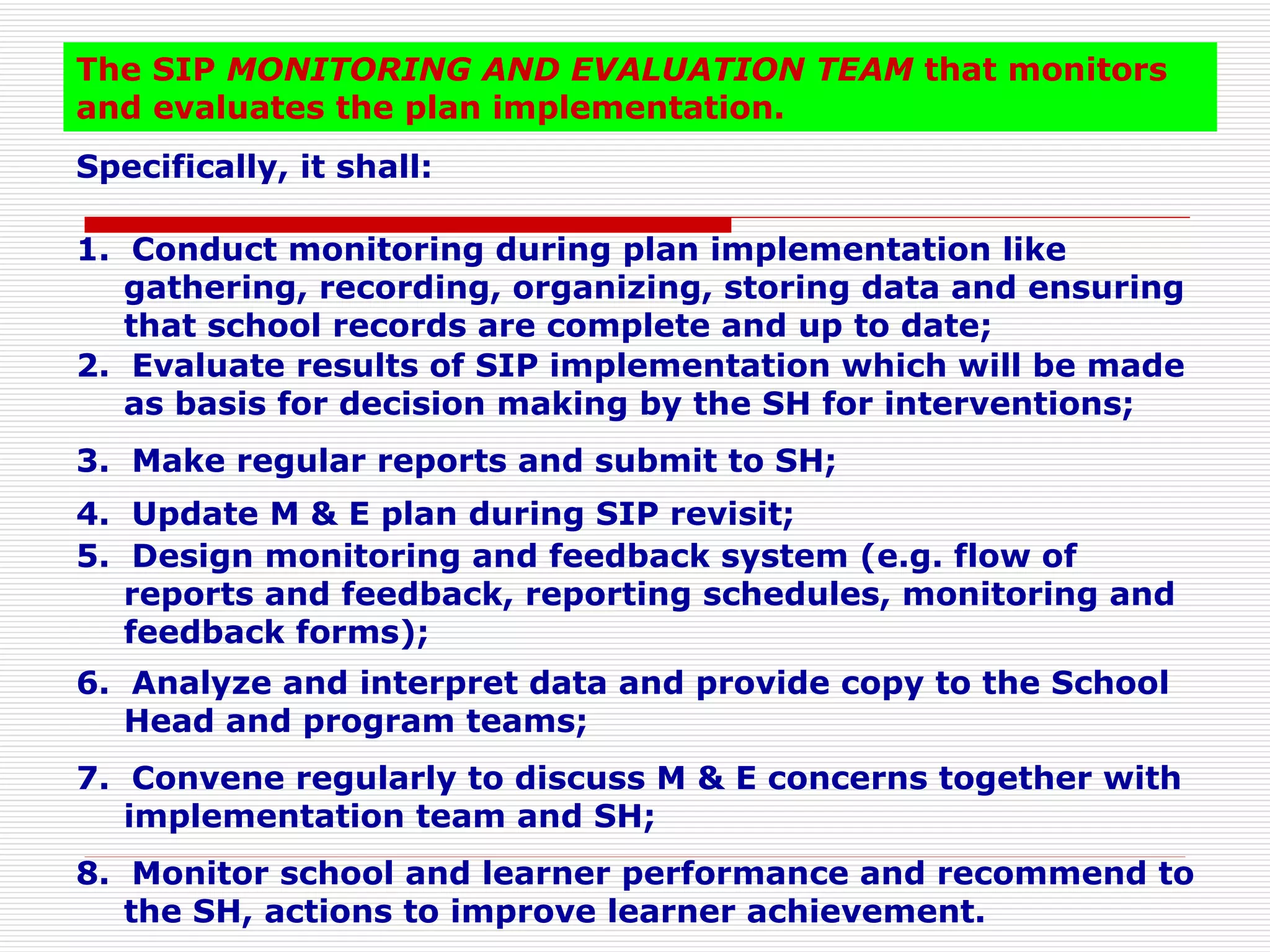 School Improvement Plan | PPT