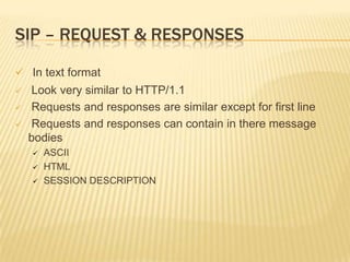 Session Initiation Protocol - In depth analysis | PPTX