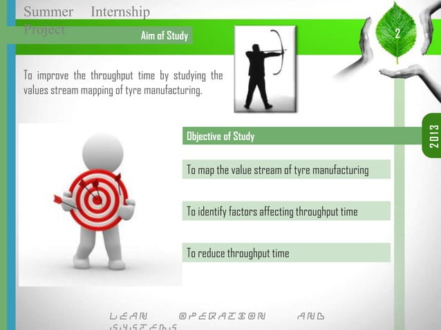 Study on Improving Throughput Time through Value Stream Mapping | PPTX