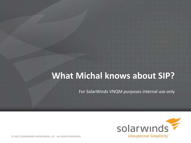 Introduction into SIP protocol | PPTX | Computer Networking | Computing