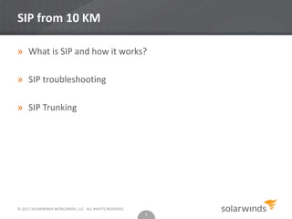 Introduction into SIP protocol | PPTX