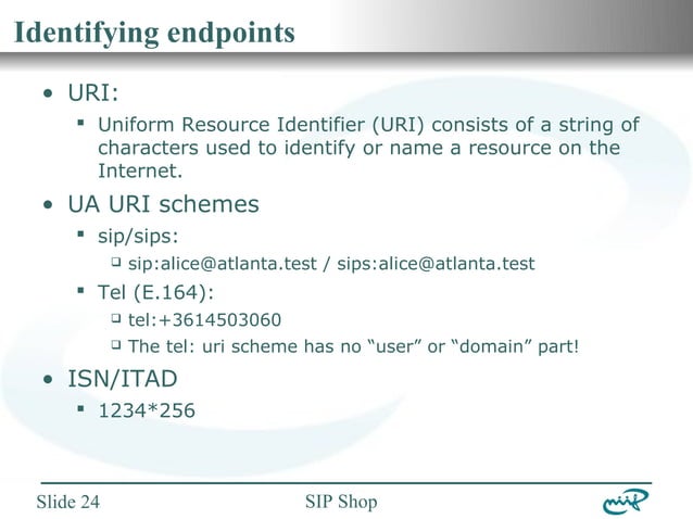 SIP Tutorial/Workshop 1 | PPT