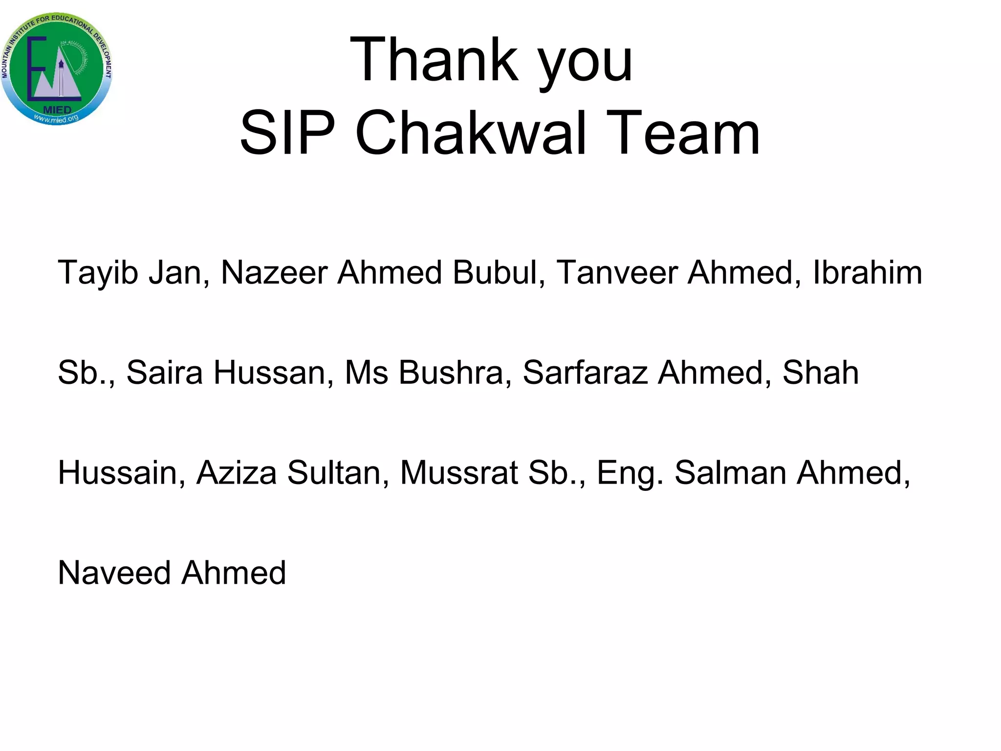 School Improvement: Lesson Learnt | PPT