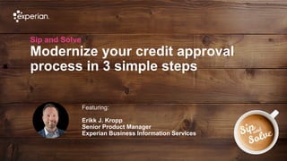 Modernizing the credit approval process in 3 simple steps - Sip and ...