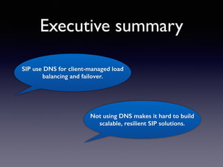 SIP and DNS - federation, failover, load balancing and more | PDF | Web ...