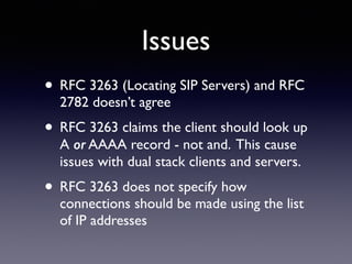 SIP and DNS - federation, failover, load balancing and more | PDF