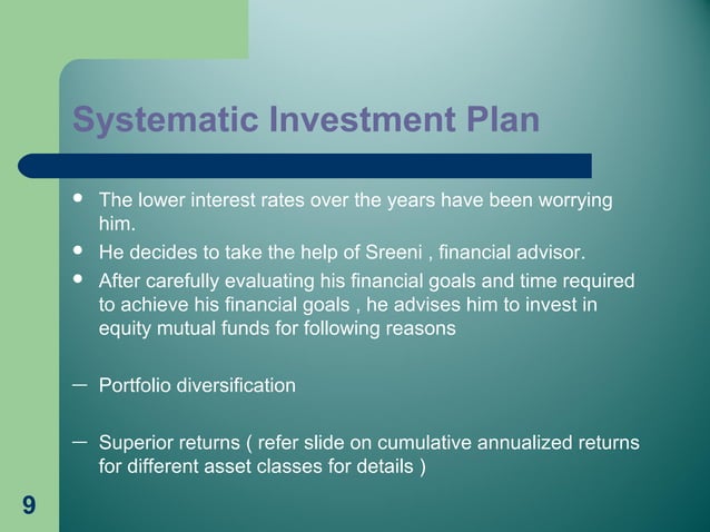 Sip presentation | PPT | Stocks and Bonds | Personal Investing