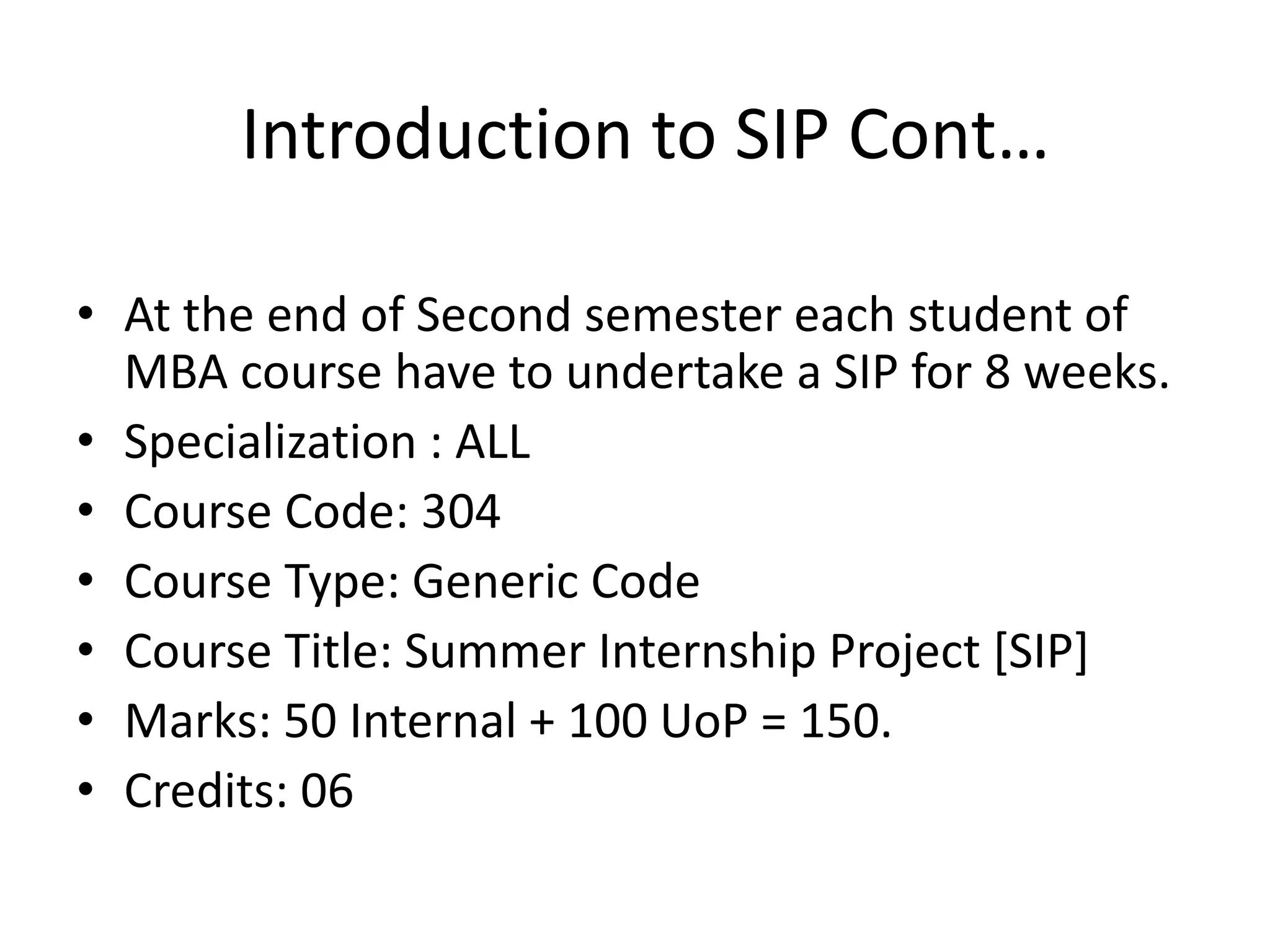 Summer Internship/Project Report Writing & Viva Guidelines By Prof.Soumik Chowdhury (Sinhgad ...