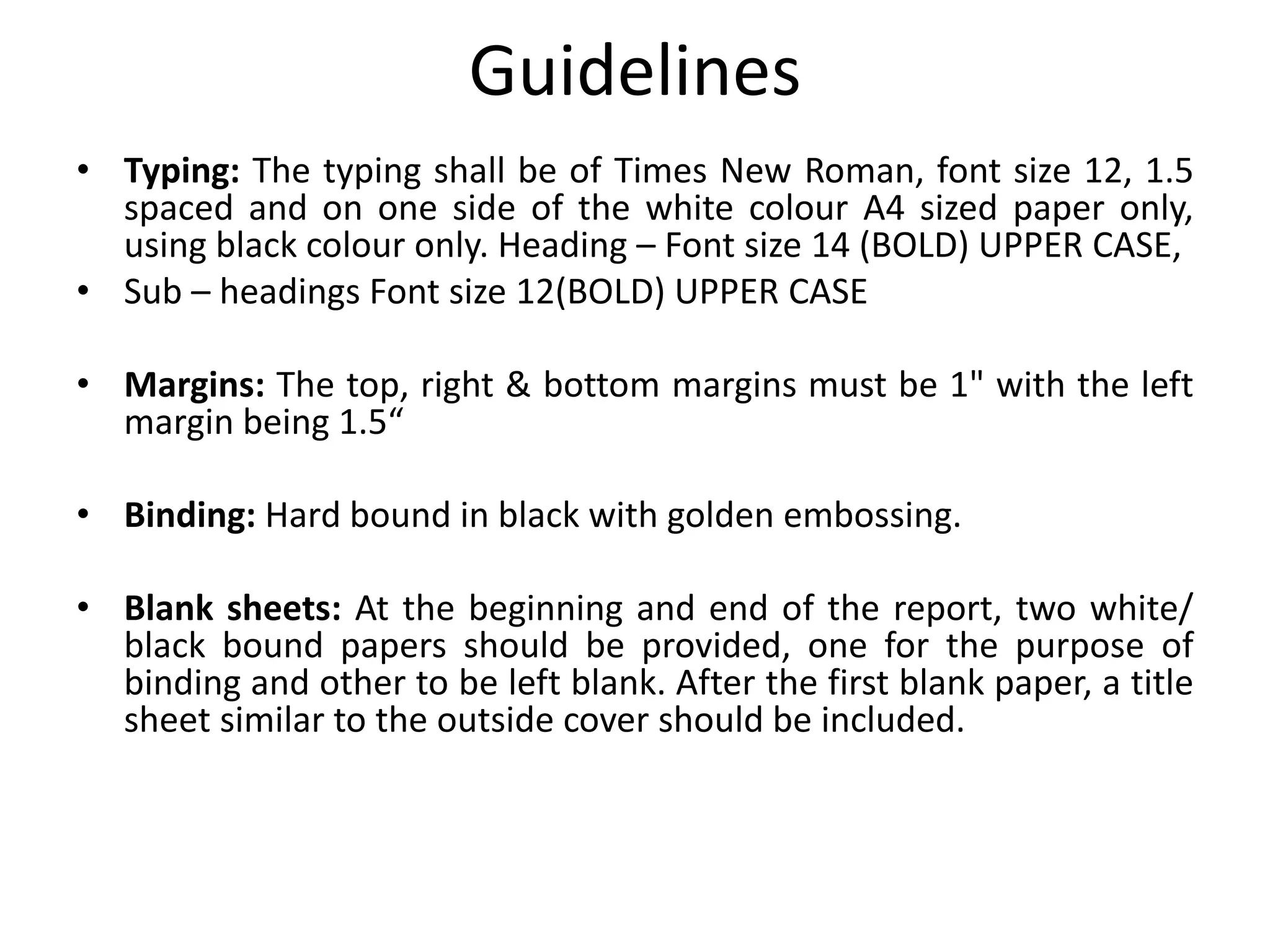Summer Internship/Project Report Writing & Viva Guidelines By Prof ...
