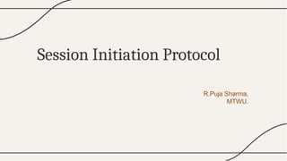 A Signaling Protocol for Real-Time Communication | PPTX
