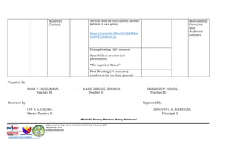 SIP-Reading-INDEPENDENT-national reading month docx | PPT