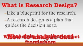 Research Design Slide Show | PPTX