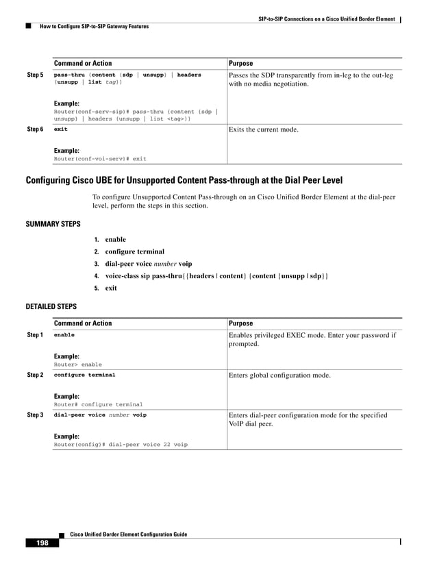 SIP-to-SIP Connections on a Cisco Unified Border Element | PDF
