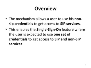 IETF98 - 3rd-Party Authentication for SIP | PPT