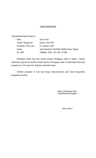 surat surat Sipa | DOCX