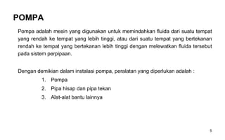 mesin fluida (pompa,turbin dan kompresor) | PPT