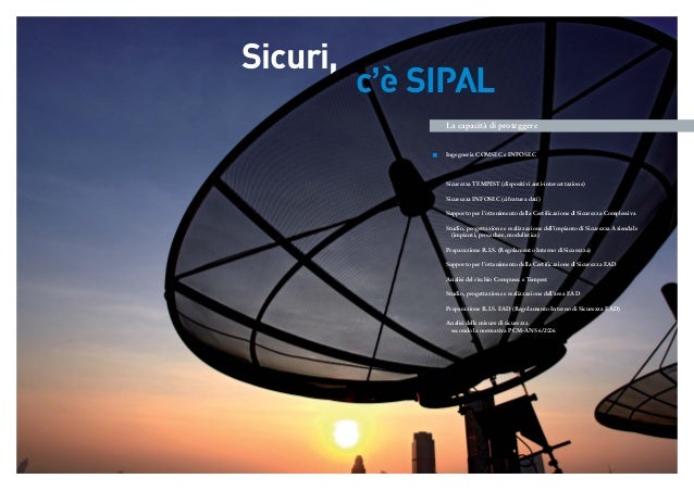 Presentazione SIPAL Società di Ingegneria