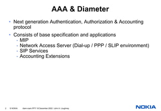 Diameter and Diameter Roaming | PDF | Computer Networking | Computing