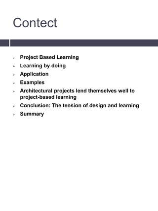 project based learning | PPTX