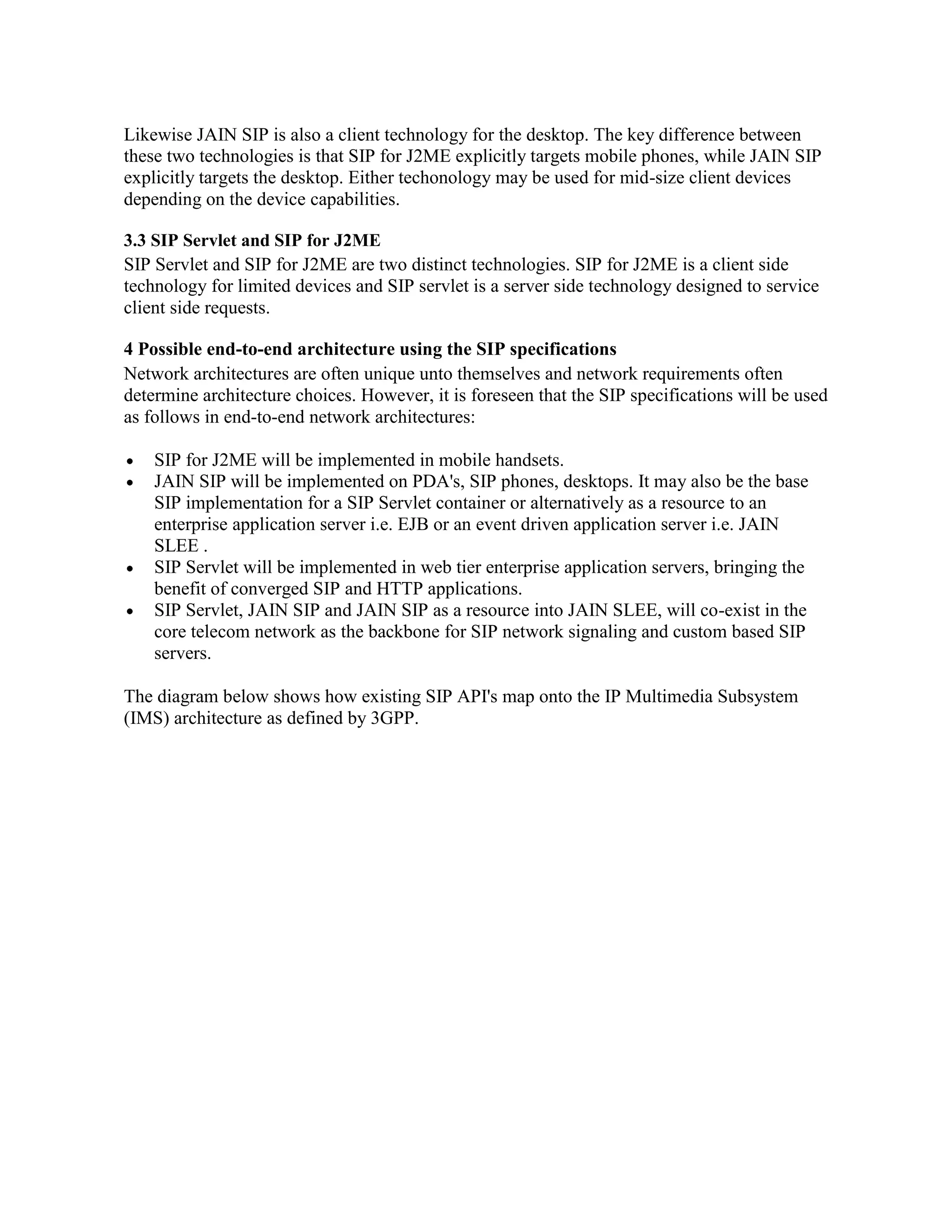 Sip and the java platforms | PDF