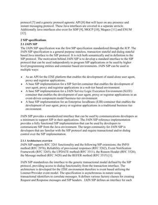 Sip and the java platforms | PDF