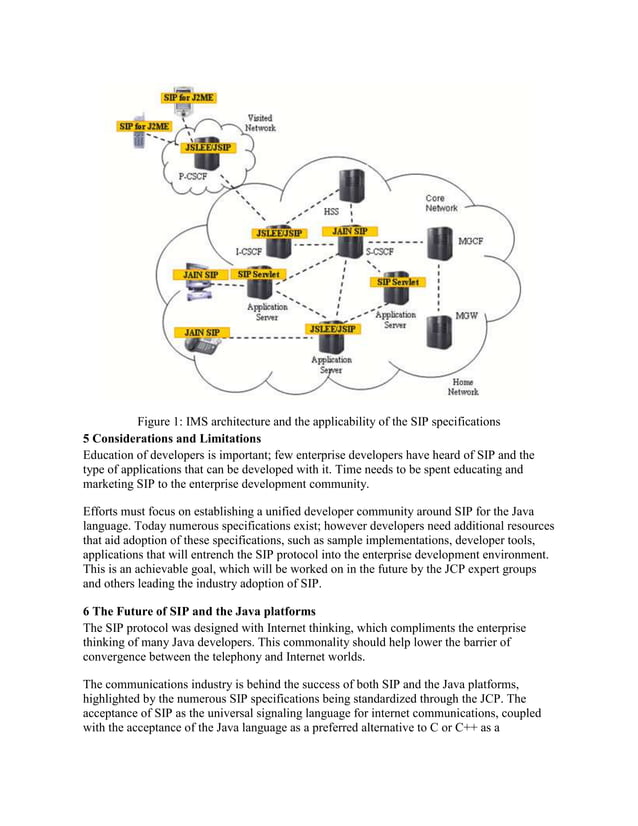 Sip and the java platforms | PDF