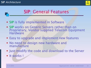 Sip architecture | PPTX