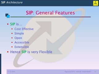 Sip architecture | PPTX