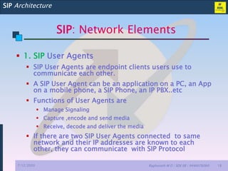 Sip architecture | PPTX