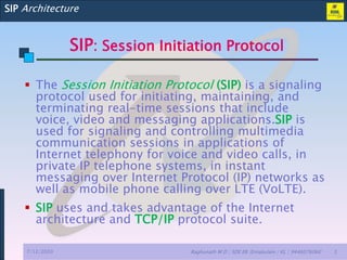 Sip architecture | PPTX