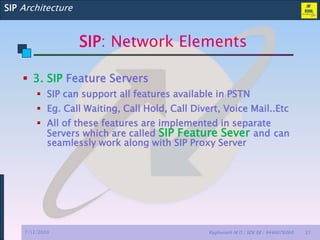 Sip architecture | PPTX