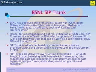 Sip architecture | PPTX