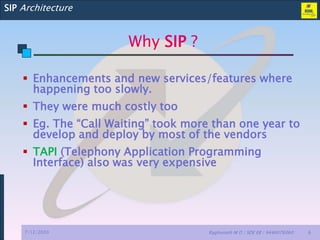 Sip architecture | PPTX
