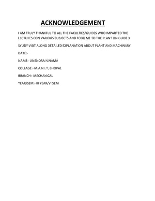 Sipat thermal power plant | PDF