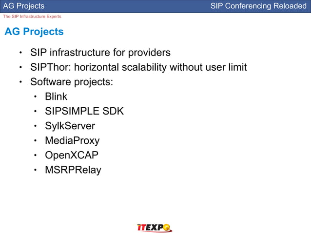 SIP Conferencing Reloaded | PPT