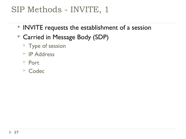 Sip Detailed , Call flows , Architecture descriptions , SIP services , sip security , sip ...