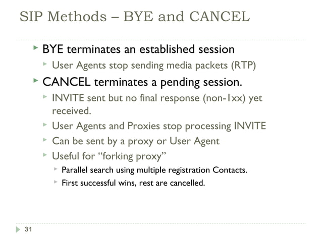 Sip Detailed , Call flows , Architecture descriptions , SIP services ...