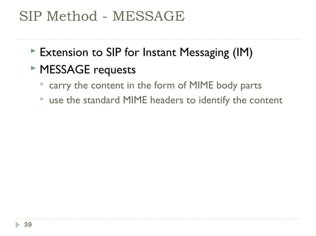Sip Detailed , Call flows , Architecture descriptions , SIP services , sip security , sip ...