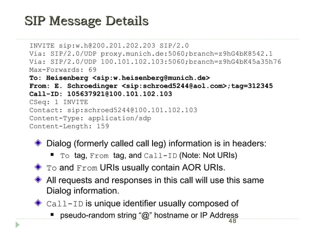 Sip Detailed , Call flows , Architecture descriptions , SIP services , sip security , sip ...