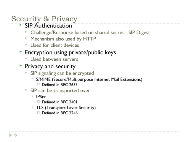 Sip Detailed , Call flows , Architecture descriptions , SIP services , sip security , sip ...