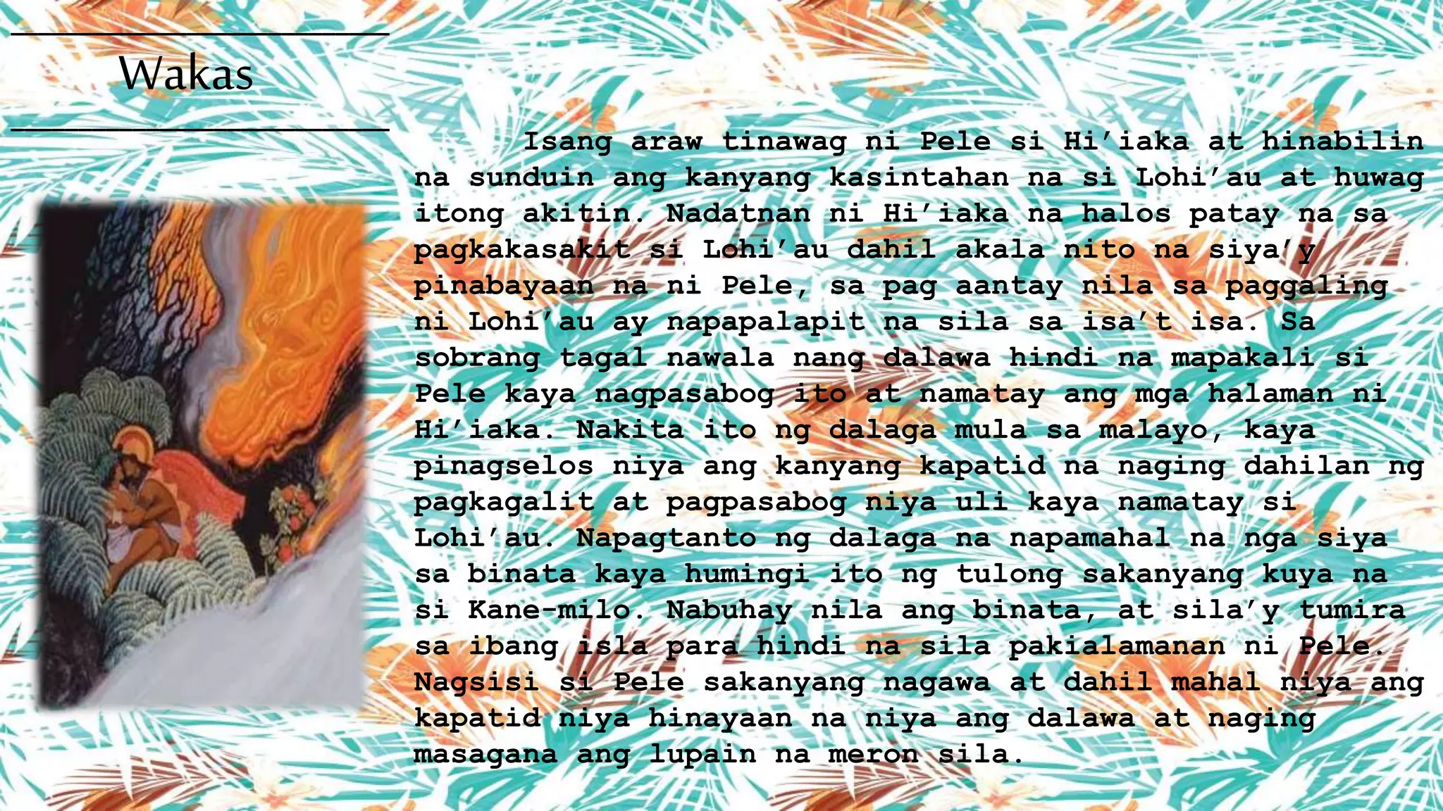 Si Pele, ang diyosa ng apoy at bulkan | PPTX