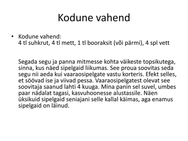 Sipelgad majas ja aias | PPT | Free Download