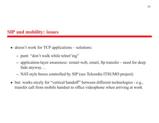 Sip for mobile applications | PDF | Computer Networking | Computing