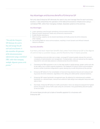 SIP for the Enterprise | PDF | Web Conferencing | Computer Software and Applications