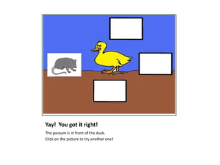 Positional Words Game | PPTX