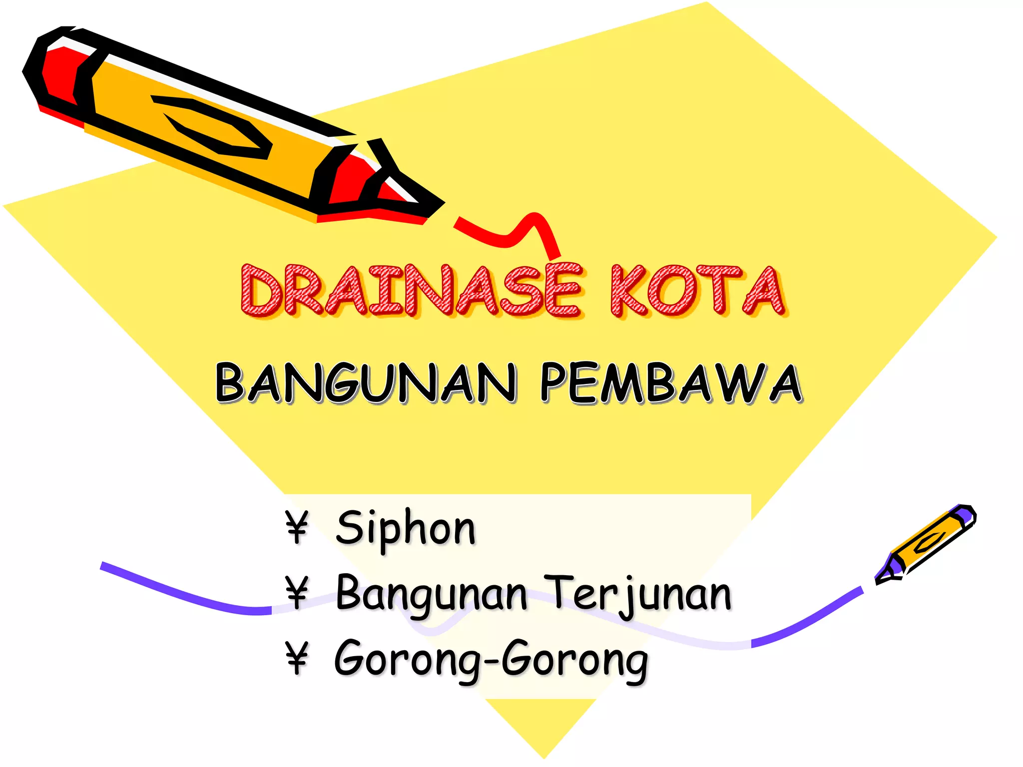Siphon, Terjunan, Gorong-gorong | PPTX