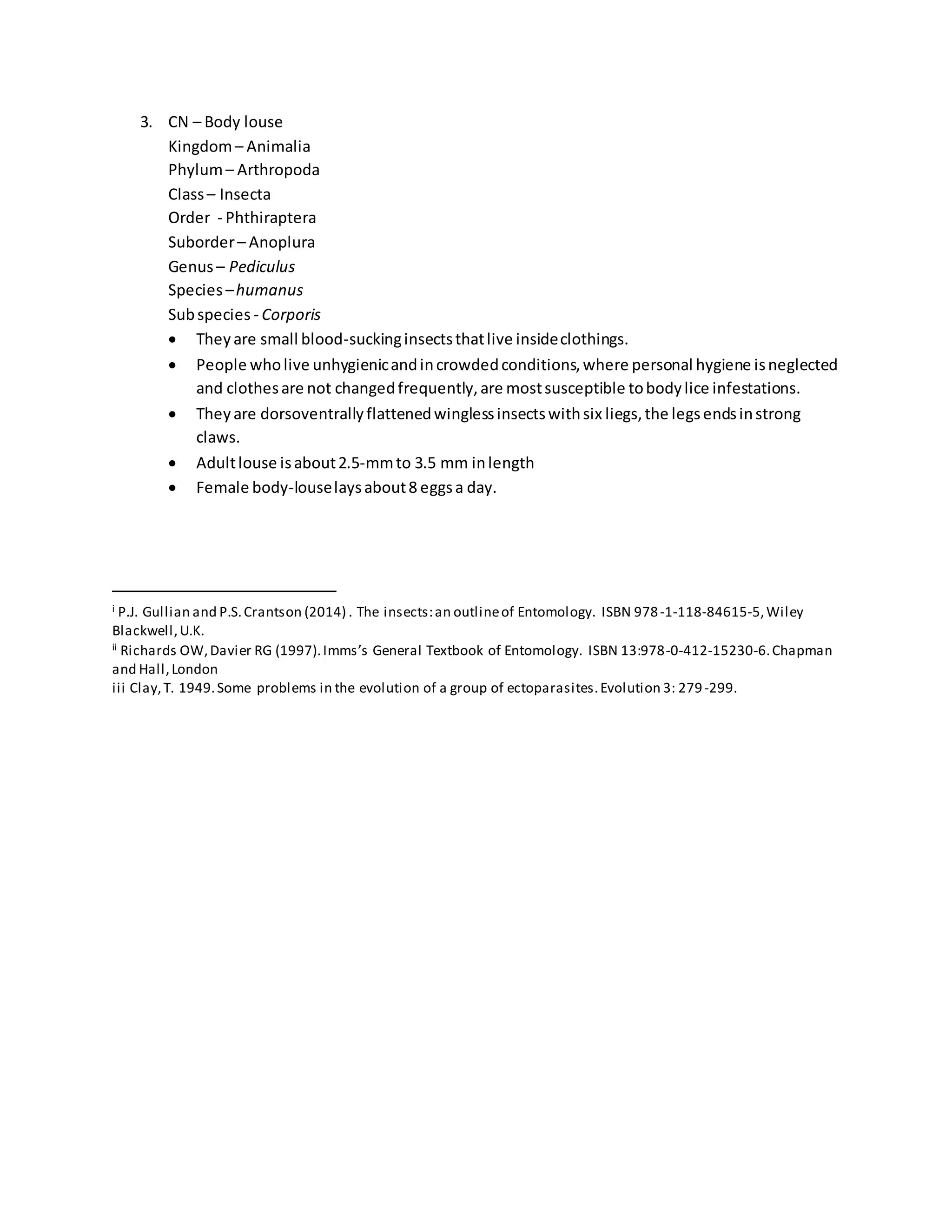 Siphunculata classification | DOCX