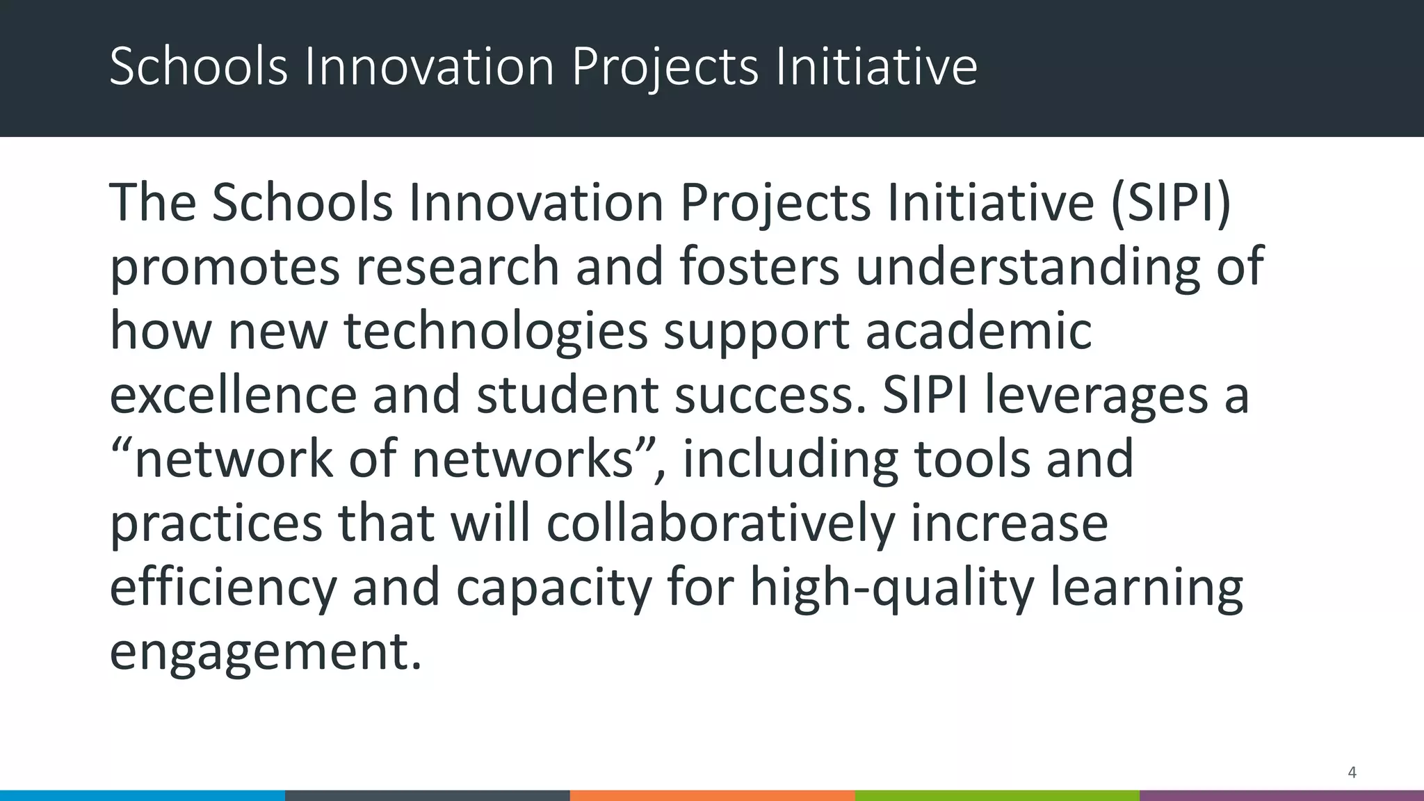 Schools Innovation Projects Initiative | PPTX